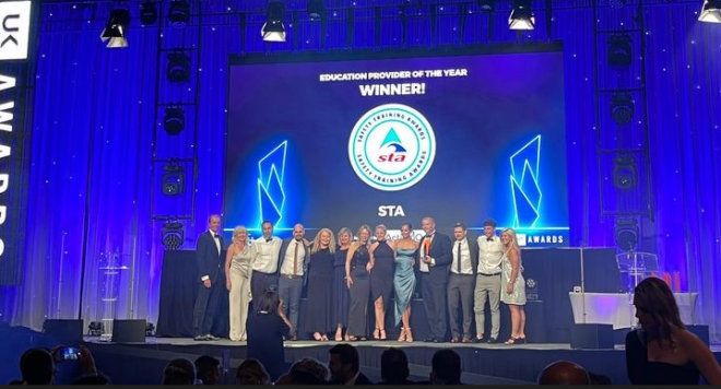 STA Named Education Provider of the Year by ukactive – STA.co.uk
